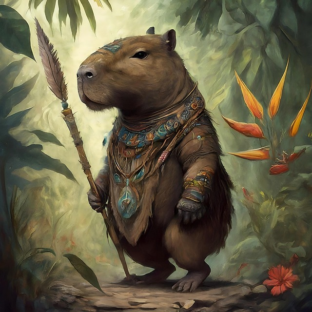 Download Capybara Nature Mammal Royalty-Free Stock Illustration Image ...