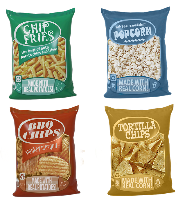 Download Popcorn, Chips, Fries. Royalty-Free Stock Illustration Image ...