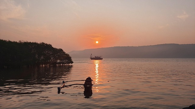 Dabhol Sunrise Boat - Free photo on Pixabay