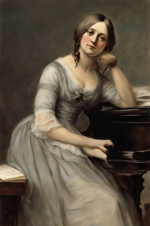 Download Ai Generated, Clara Schumann, Composer. Royalty-Free Stock ...