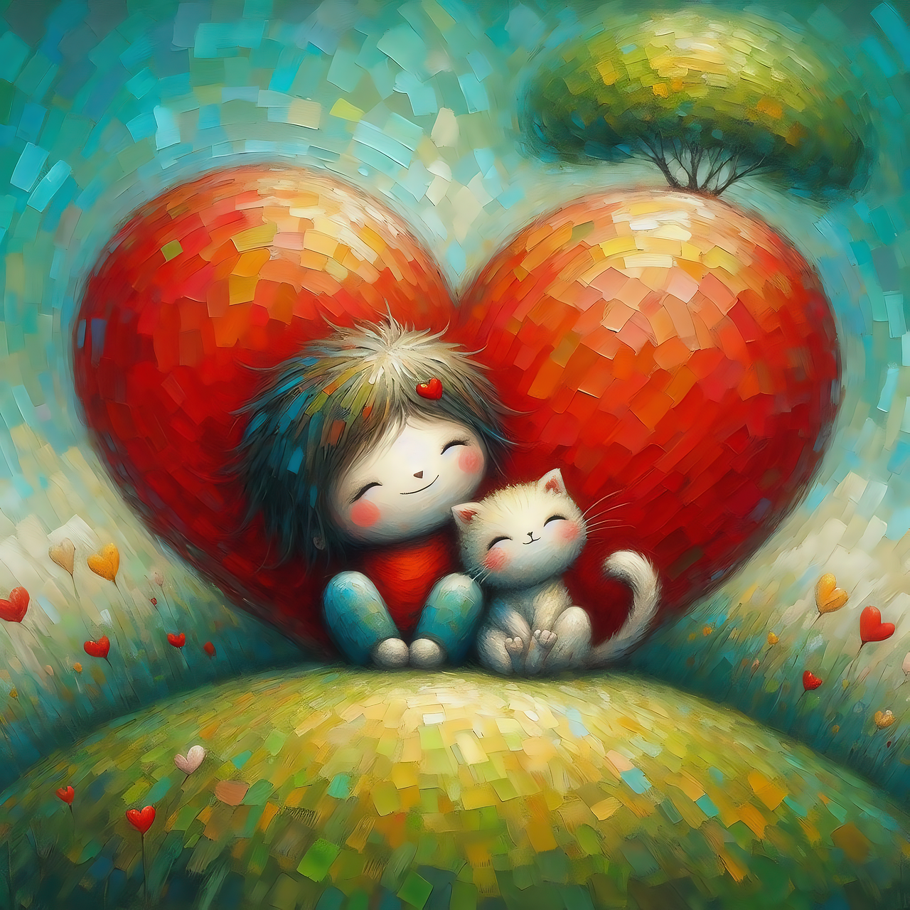 Download Ai Generated, Love, Friendship. Royalty-Free Stock ...