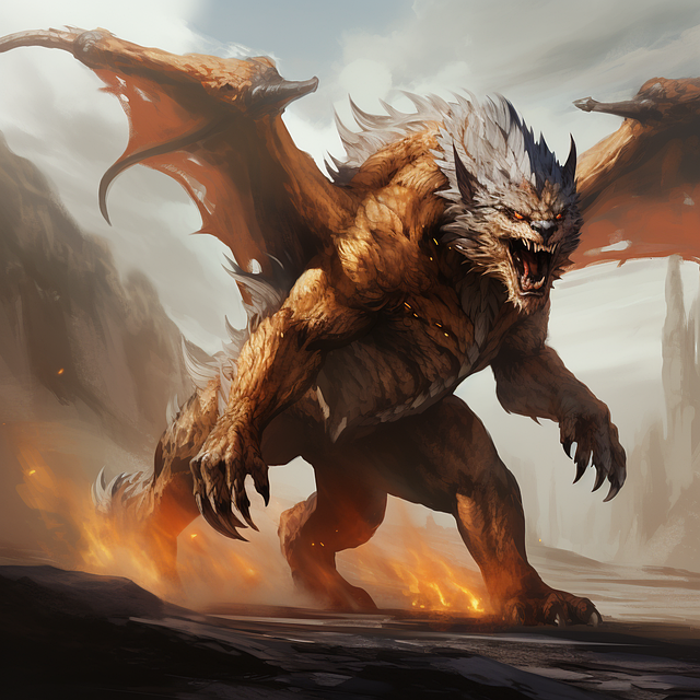 Download Ai Generated Demon Beast Royalty-Free Stock Illustration Image ...