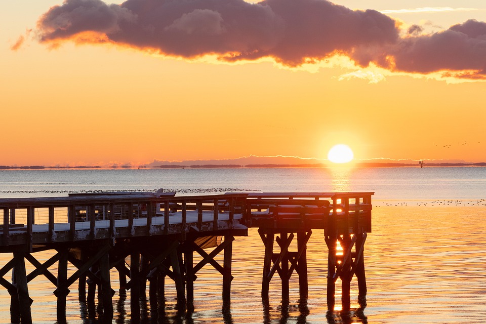 Sunrise Sun Pier - Free photo on Pixabay - Pixabay
