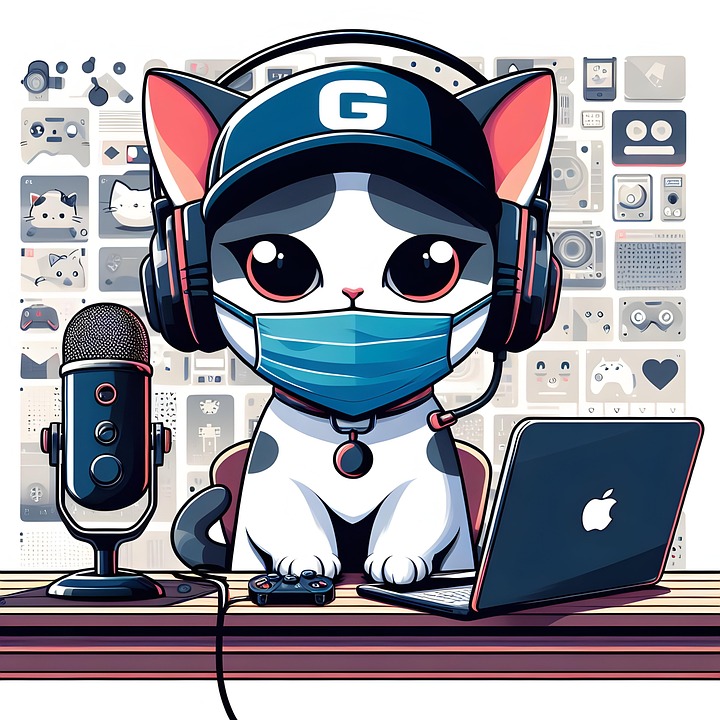 Download Ai Generated Cat Podcast Royalty Free Stock Illustration Image Pixabay