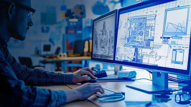 Download Ai Generated, Engineer, Blueprints. Royalty-Free Stock ...