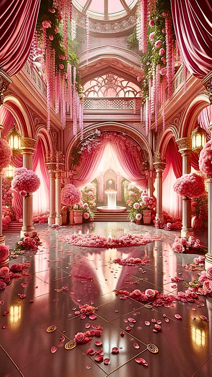 Istana Mawar Dunia Merah Muda - Gambar gratis di Pixabay - Pixabay