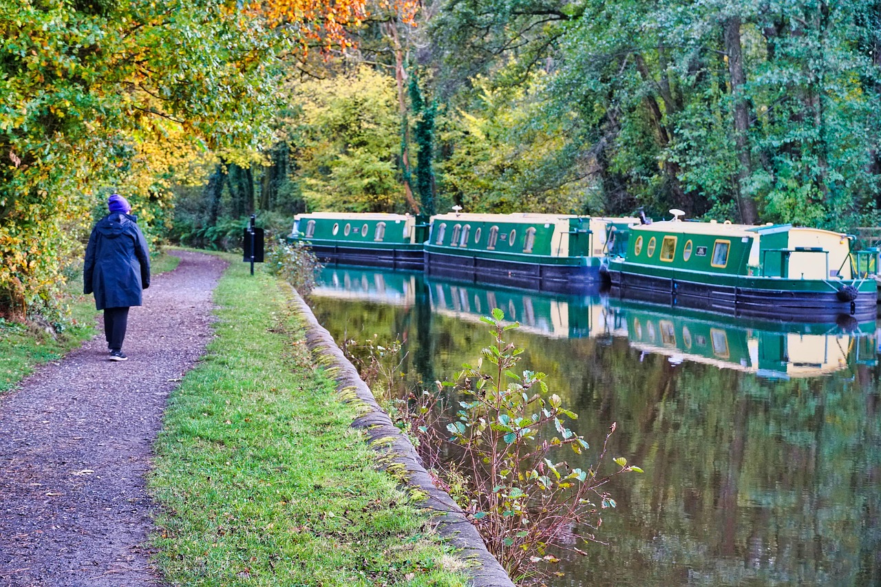 Canal Narrow Boats Path - Free photo on Pixabay - Pixabay
