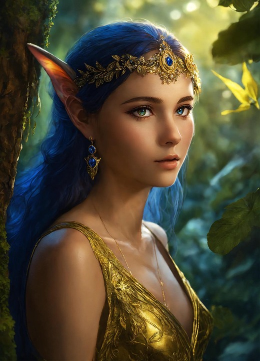 Download Ai Generated, Gelfing, Princess. Royalty-Free Stock ...