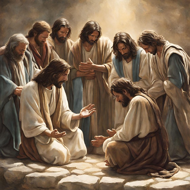 Jésus Et Ses Disciples Priant - Image gratuite sur Pixabay - Pixabay