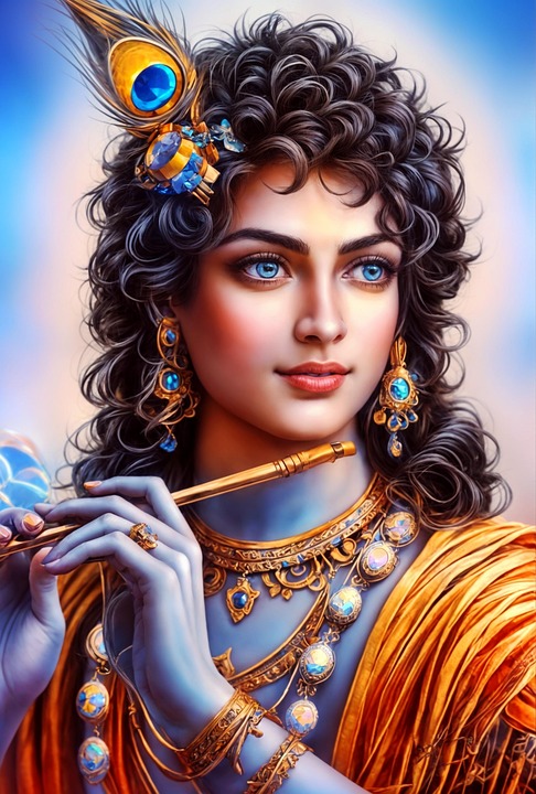 Download Ai Generated, Krishna, Hindu. Royalty-Free Stock Illustration ...