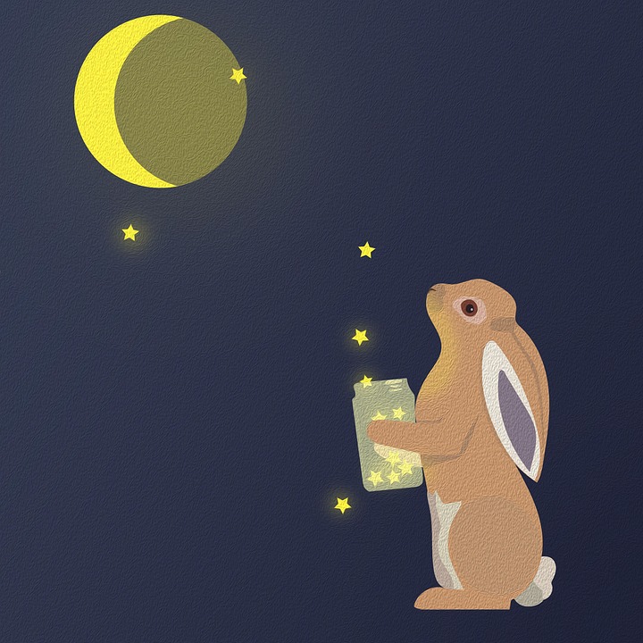 Download Nature, Moon, Stars. Royalty-Free Stock Illustration Image ...