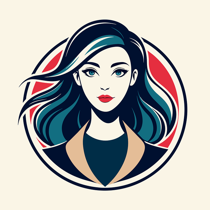Download Girl, Woman, Portrait. Royalty-Free Vector Graphic - Pixabay