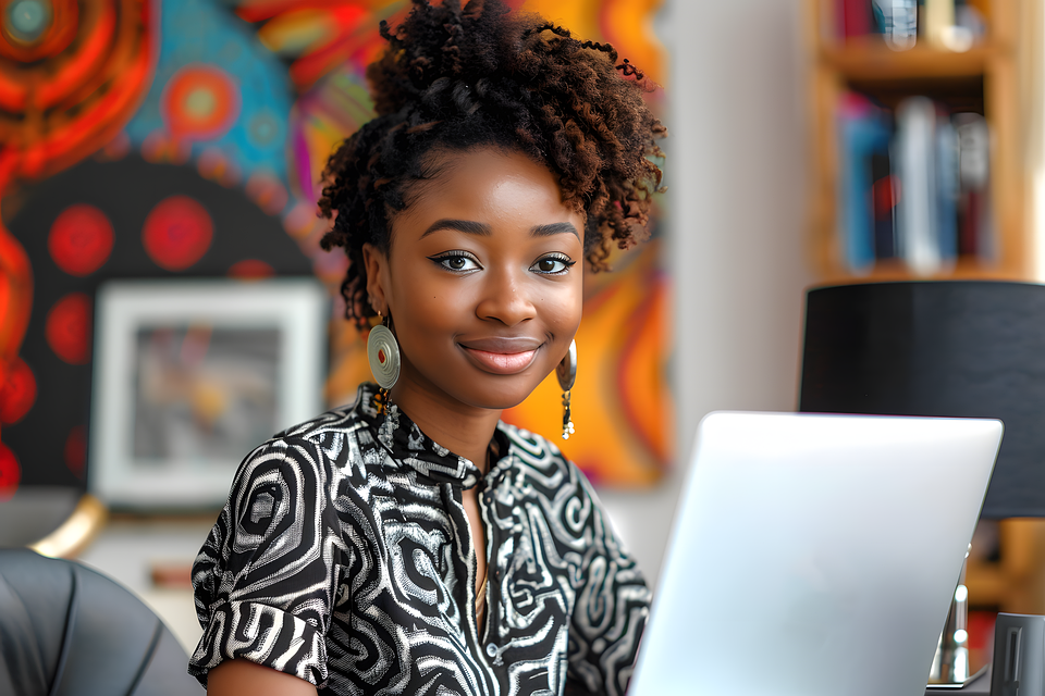 Download Ai Generated, Woman, Work. Royalty-Free Stock Illustration ...