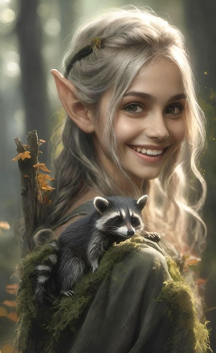 Download Fantasy, Elf, Forest. Royalty-Free Stock Illustration Image ...