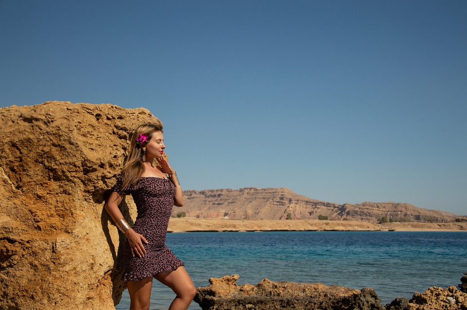 Woman Beach Landscape - Free photo on Pixabay - Pixabay