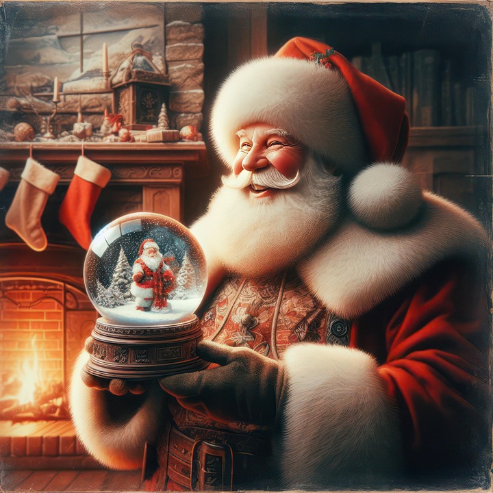 Download Ai Generated Santa Claus Christmas Royalty Free Stock Illustration Image Pixabay