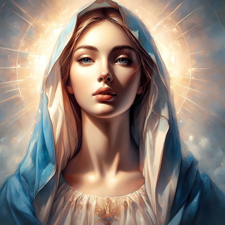 Download Ai Generated Virgin Mary Mary Royalty Free Stock Illustration Image Pixabay