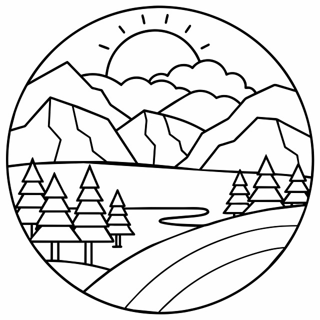 Download Moutains, Trees, Landscape. Royalty-Free Stock Illustration Image - Pixabay