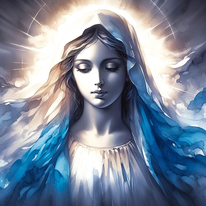 Download Ai Generated, Virgin Mary, Mary. Royalty-Free Stock ...