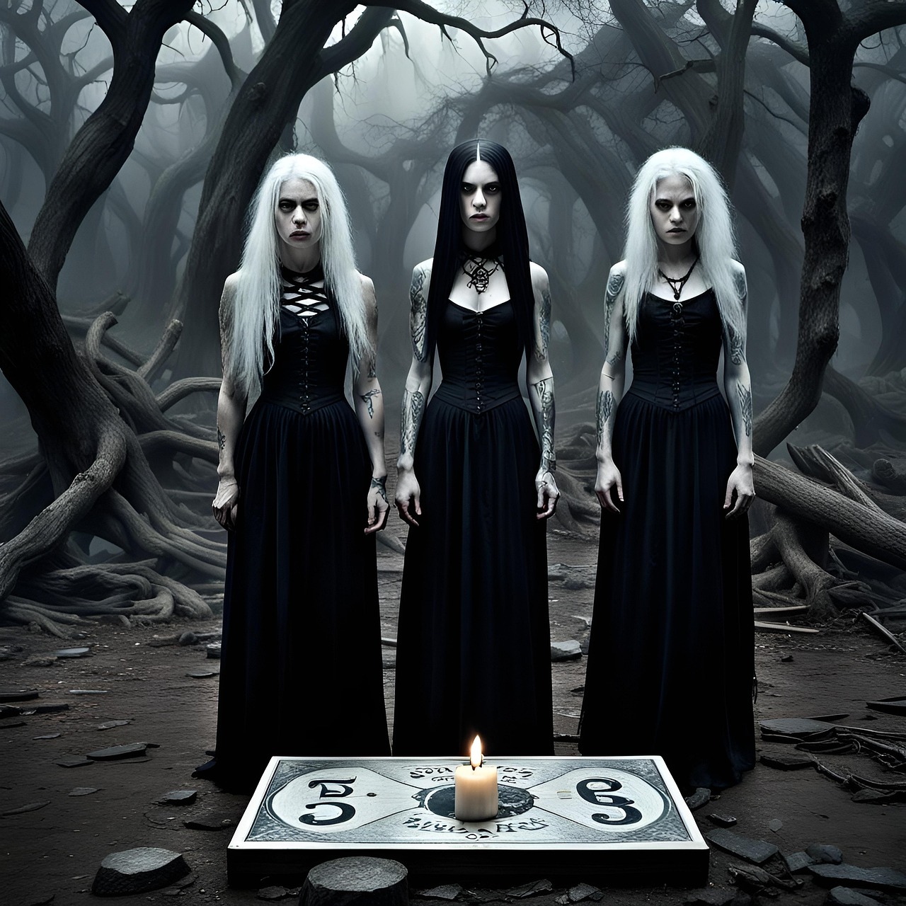 Download Women, Magic, Forest. Royalty-Free Stock Illustration Image ...