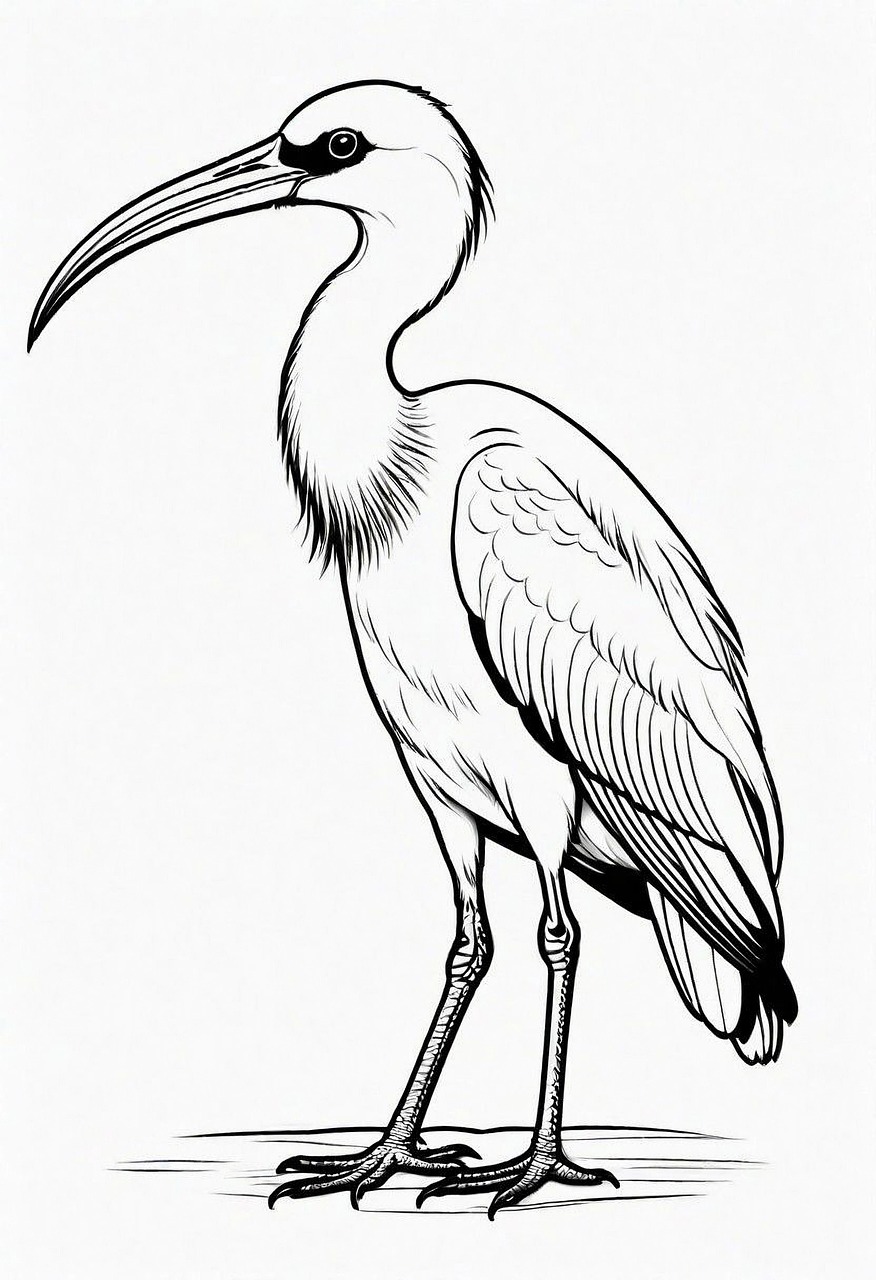Download Ai Generated, Ibis, Bird. Royalty-Free Stock Illustration ...