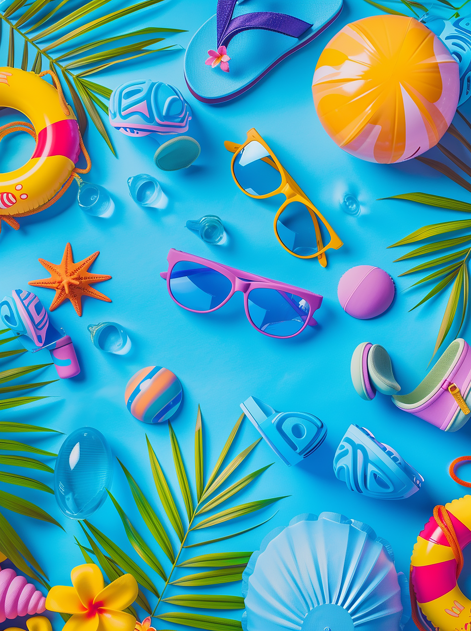 Download Ai Generated Sunglasses Sea Shells Royalty Free Stock 2326