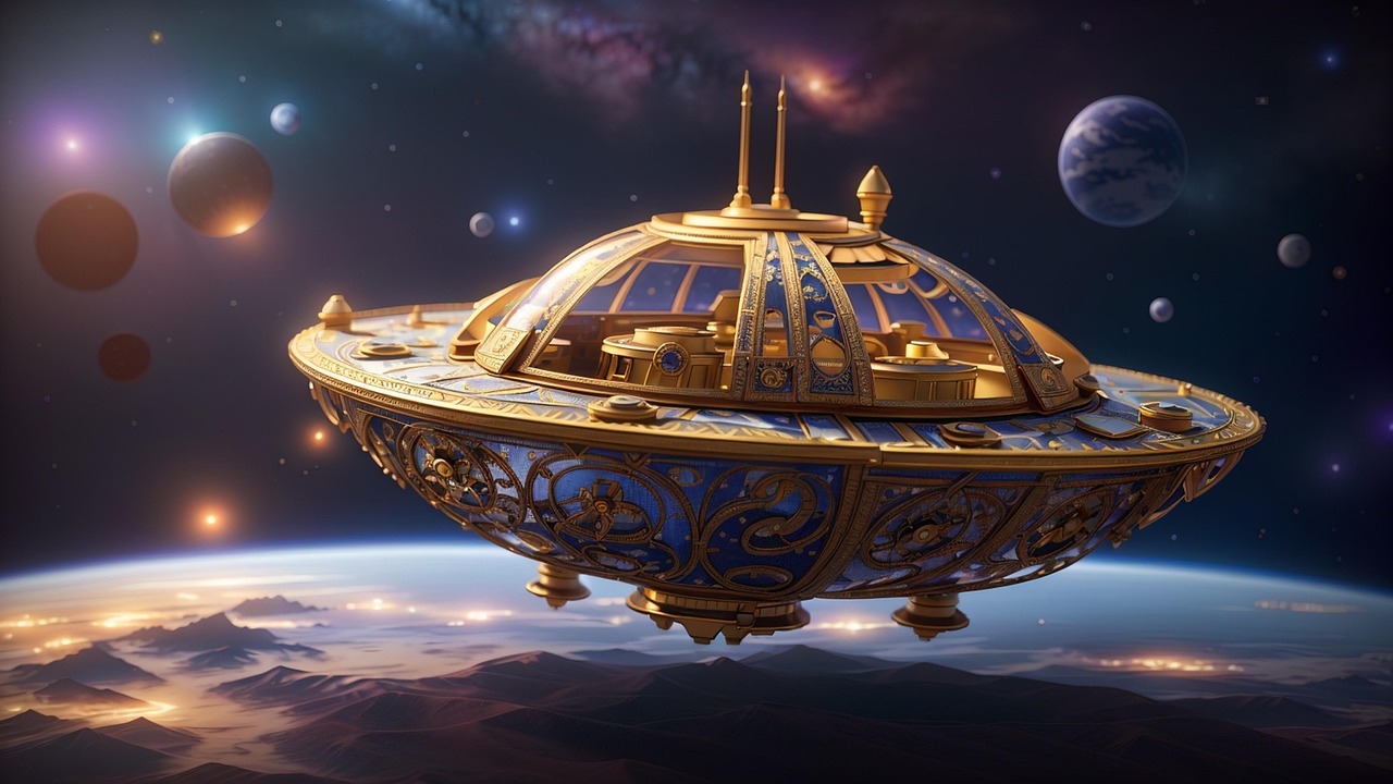 Download Ai Generated, Spaceship, Spacecraft. Royalty-Free Stock ...