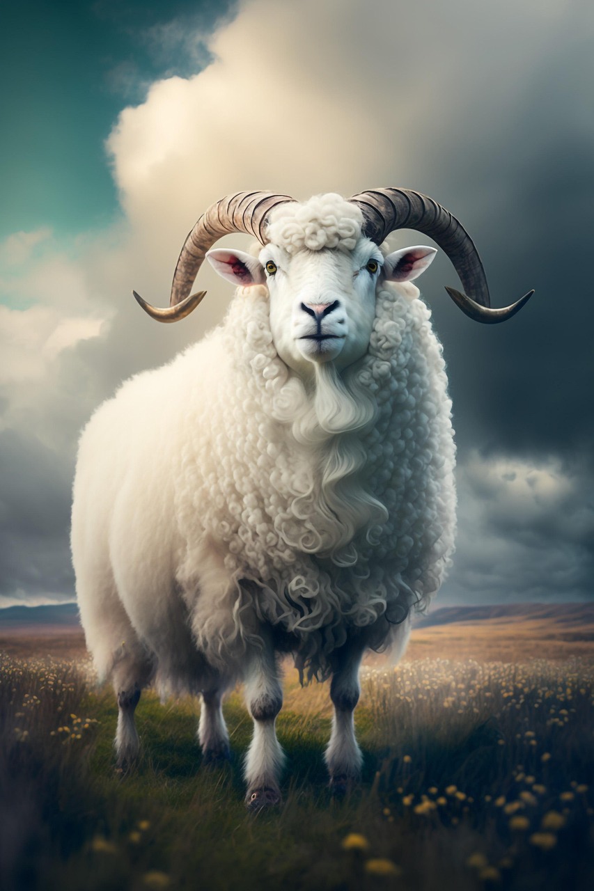 Download Ai Generated, Sheep, Ram. Royalty-Free Stock Illustration ...