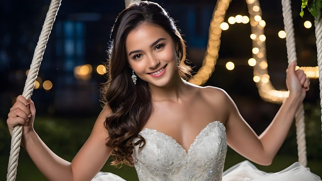 Download Ai Generated, Bride, Swing. Royalty-Free Stock Illustration ...
