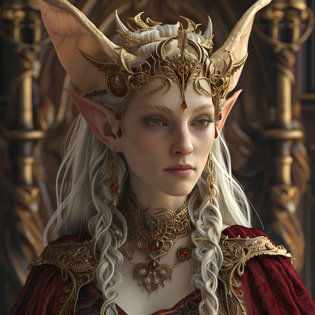 Download Ai Generated, Elf, Queen. Royalty-Free Stock Illustration ...