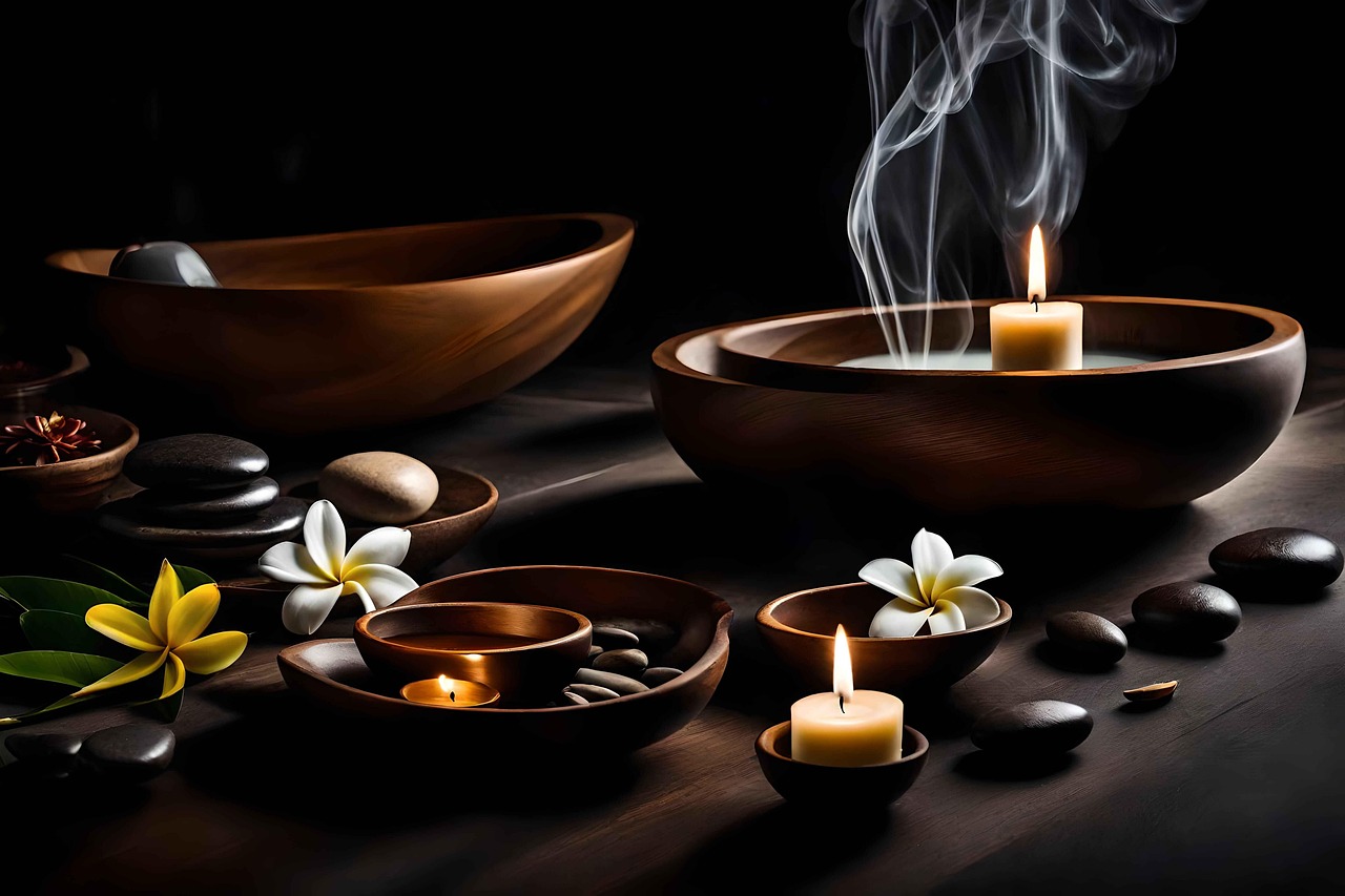Download Ai Generated, Aromatherapy, Spa. Royalty-Free Stock ...