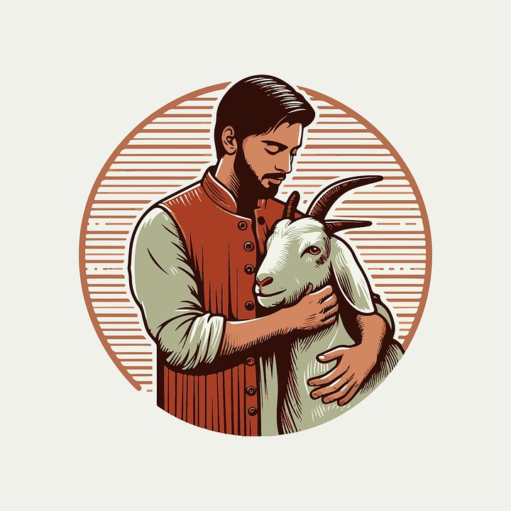 Download Goat, Animal, Hug. Royalty-Free Vector Graphic - Pixabay