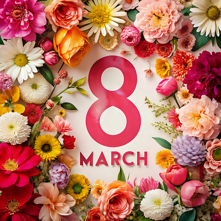 Download Postcard, March 8, Spring. Royalty-Free Stock Illustration ...
