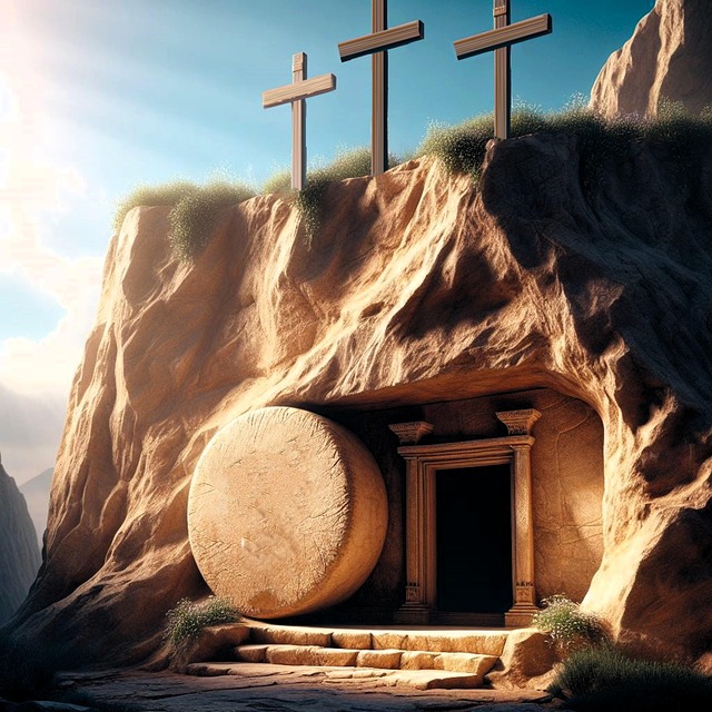 Download Ai Generated, Tomb, Jesus. Royalty-Free Stock Illustration ...