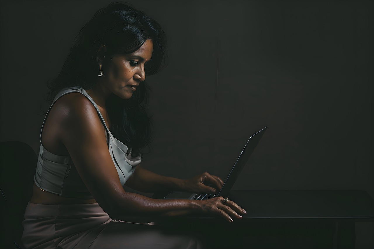 Download Ai Generated, Woman, Working. Royalty-Free Stock Illustration ...