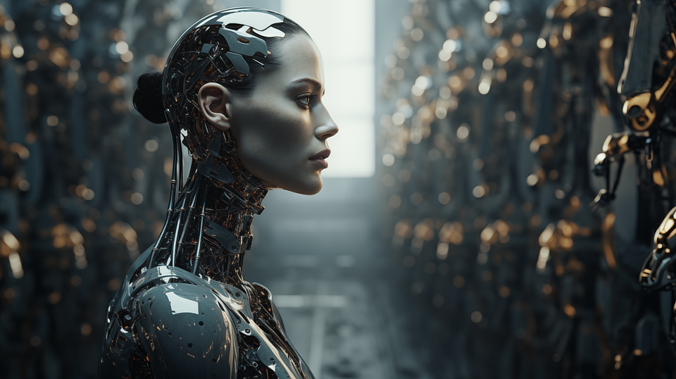 Download Woman, Robot, Female Robot. Royalty-Free Stock Illustration ...