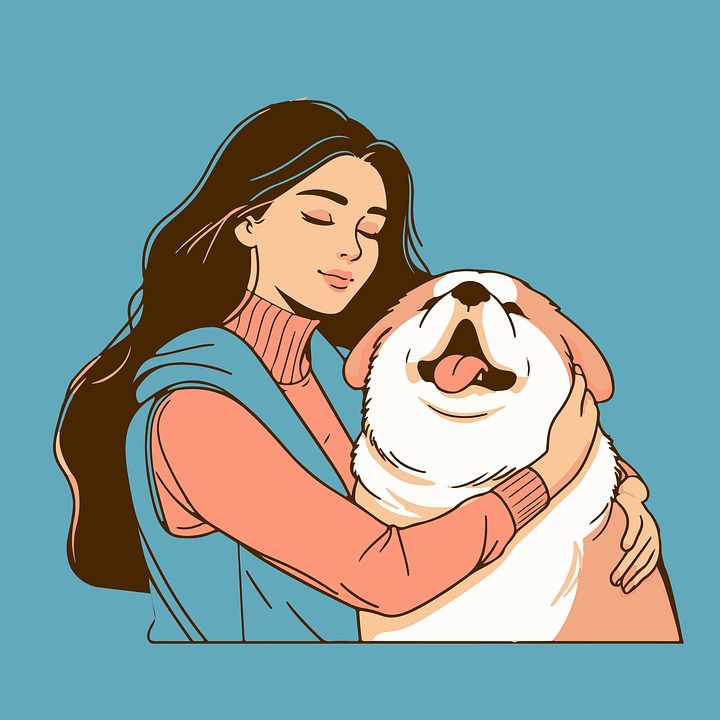 Download Woman, Dog, Animal. Royalty-Free Vector Graphic - Pixabay