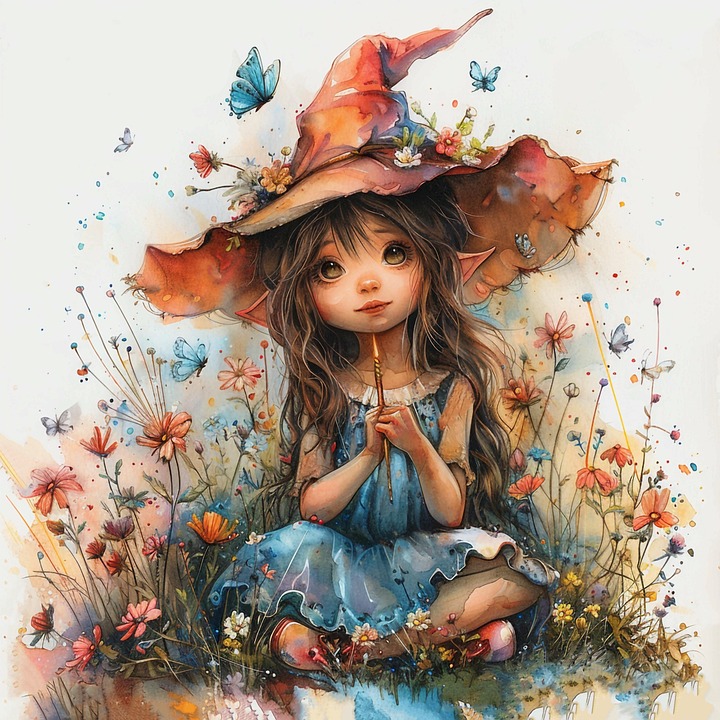 Download Spring Garden Fairy, Fairy Illustration, Whimsical Art ...