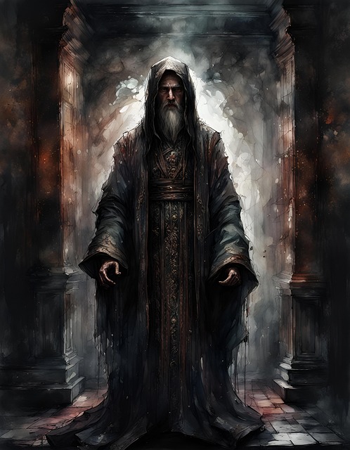 Download Dark, Medieval, Priest. Royalty-Free Stock Illustration Image ...