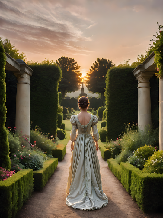 Download Ai Generated Woman Garden Royalty Free Stock Illustration Image Pixabay