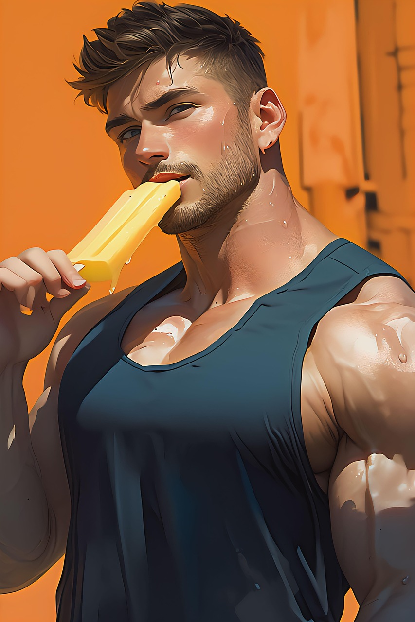 Download Man Muscular Hunk Royalty Free Stock Illustration Image Pixabay