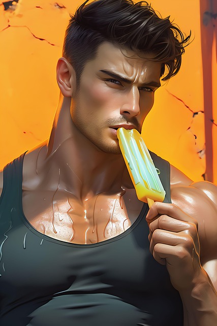 Download Man Muscular Hunk Royalty Free Stock Illustration Image