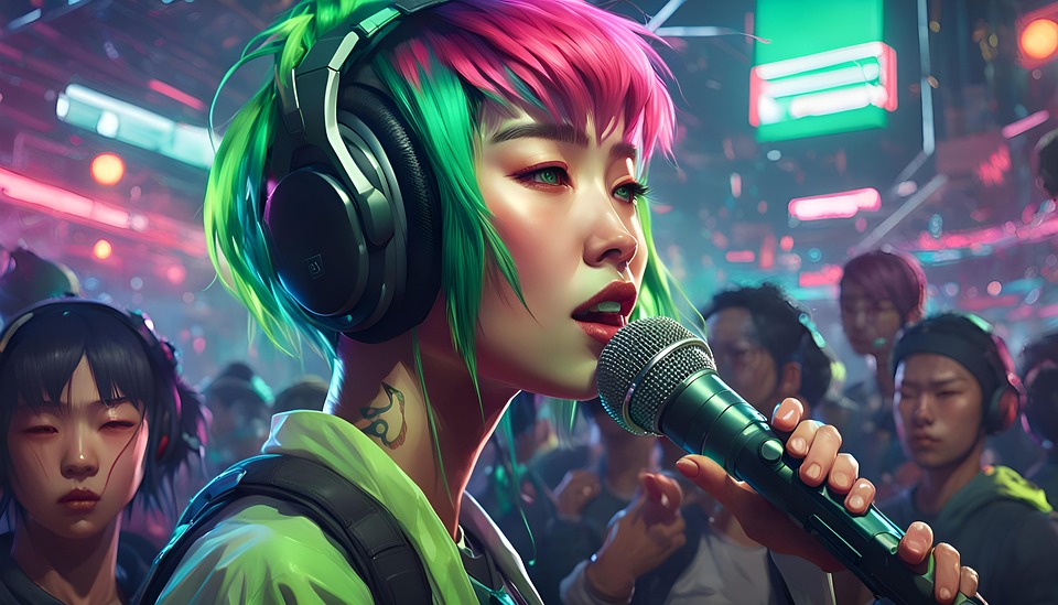 Download K-Pop, Comic Book, Singer. Royalty-Free Stock Illustration ...