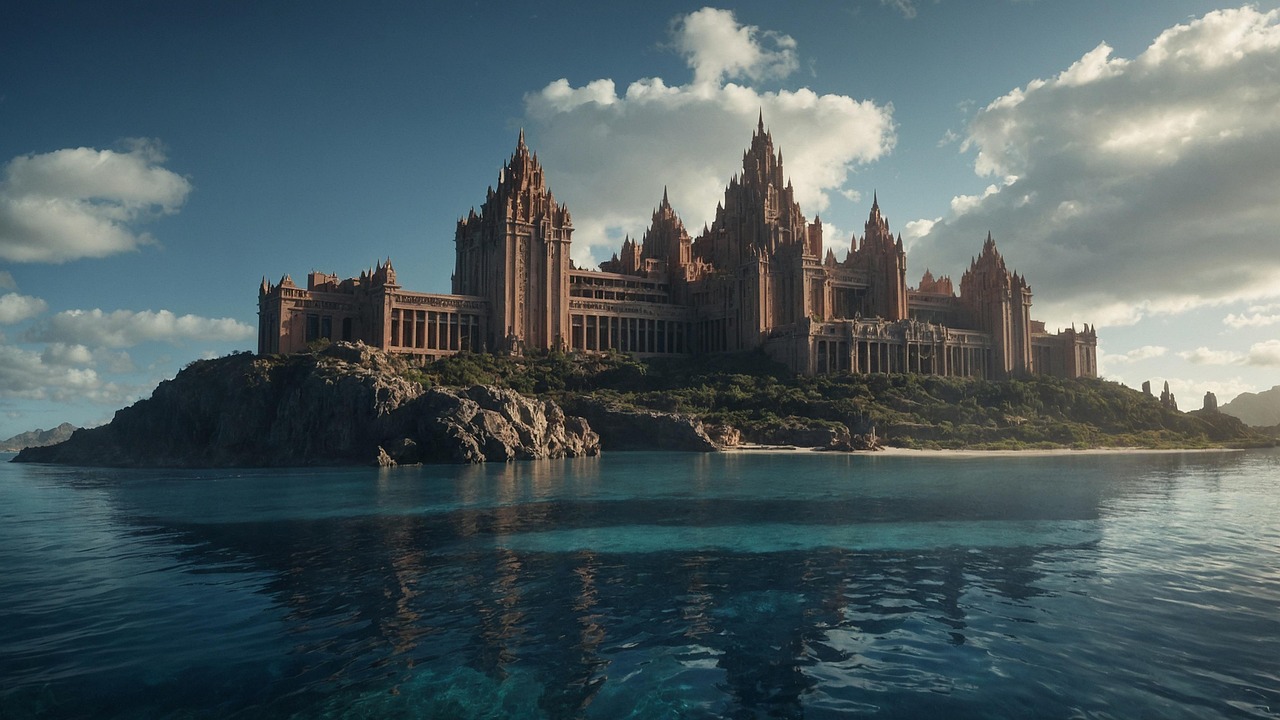 Download City, Castle, Sea. Royalty-Free Stock Illustration Image - Pixabay