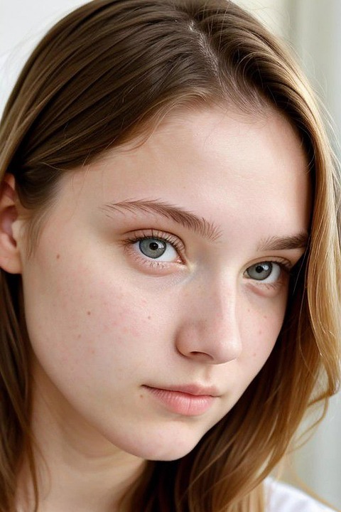 Download Ai Generated Adolescent Girl Royalty Free Stock