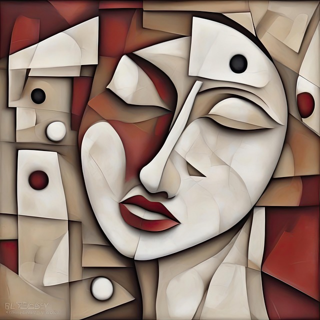 Download Ai Generated, Cubism, Face. Royalty-Free Stock Illustration ...