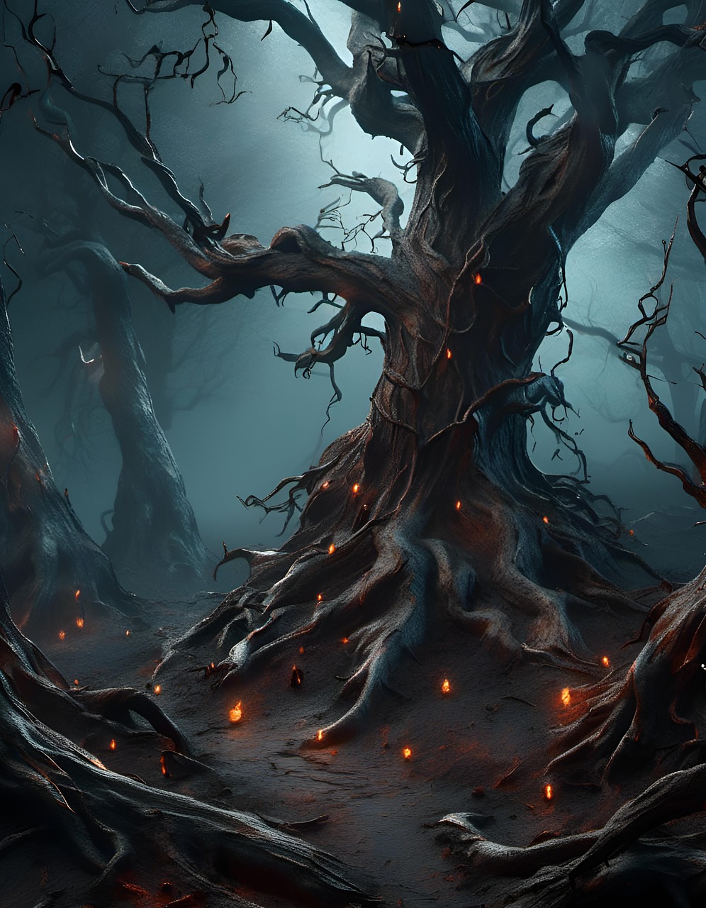Download Ai Generated, Tree, Bewitched. Royalty-Free Stock Illustration ...