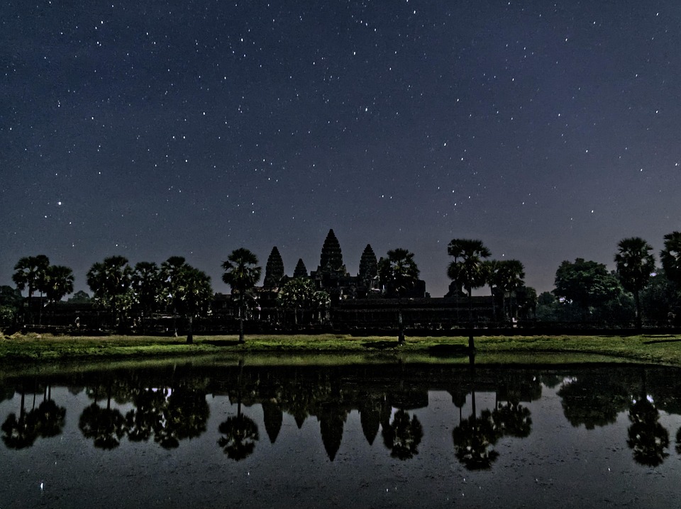 Angkor Wat Cambodia Stars - Free photo on Pixabay - Pixabay