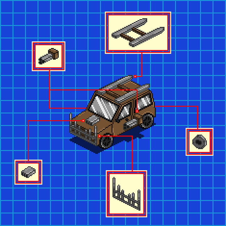 Download Pixel Art, Pixel, Car. Royalty-Free Stock Illustration Image ...