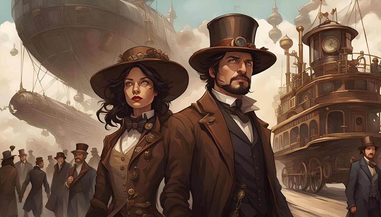 Download Steampunk, Travel, Airship. Royalty-Free Stock Illustration ...